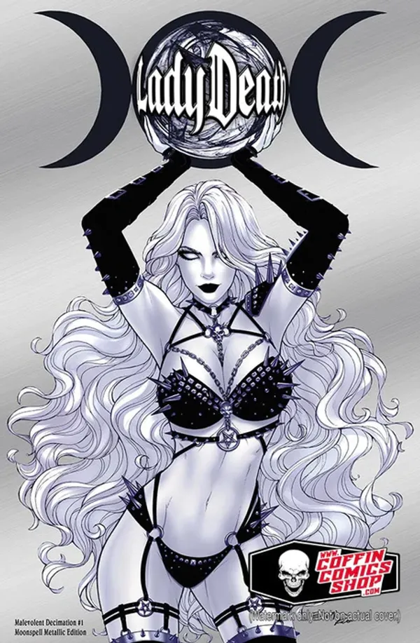 Lady Death: Malevolent Decimation #1 (Moonspell Metallic Edition) Value - GoCollect (lady-death ...