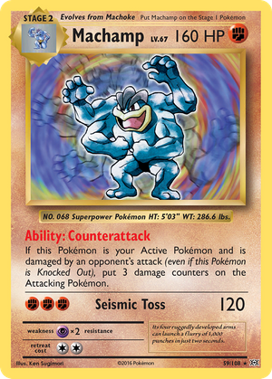 Machamp (59/108) - Evolutions (Reverse Holo) Value - GoCollect