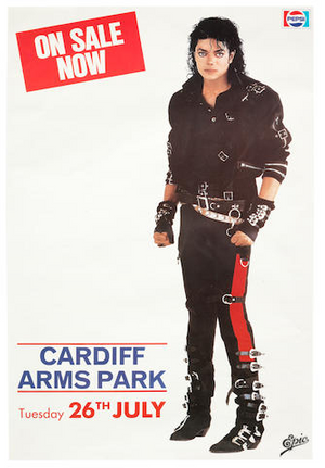 Michael Jackson Cardiff Arms Park 1988 Value - GoCollect