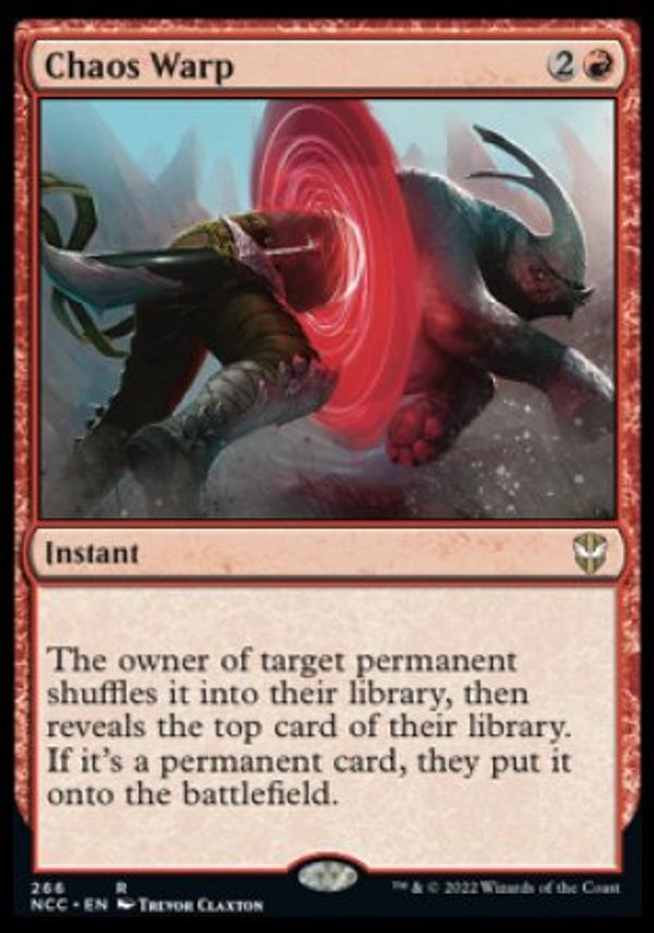 Chaos Warp (Streets of New capenna Commander Decks) Value - GoCollect (chaos-warp-streets-of-new ...