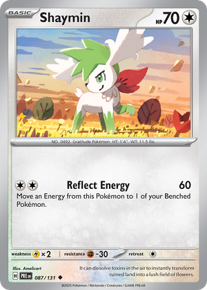 Shaymin (87/131) - Prismatic Evolutions Value - GoCollect