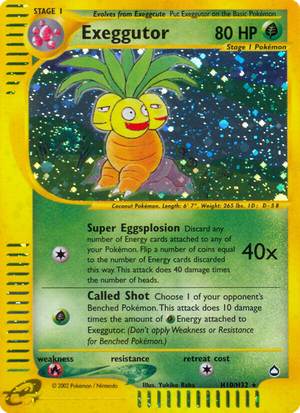 Exeggutor (H10) - Aquapolis Value - GoCollect