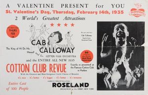 Cab Calloway Roseland 1935 Value - GoCollect