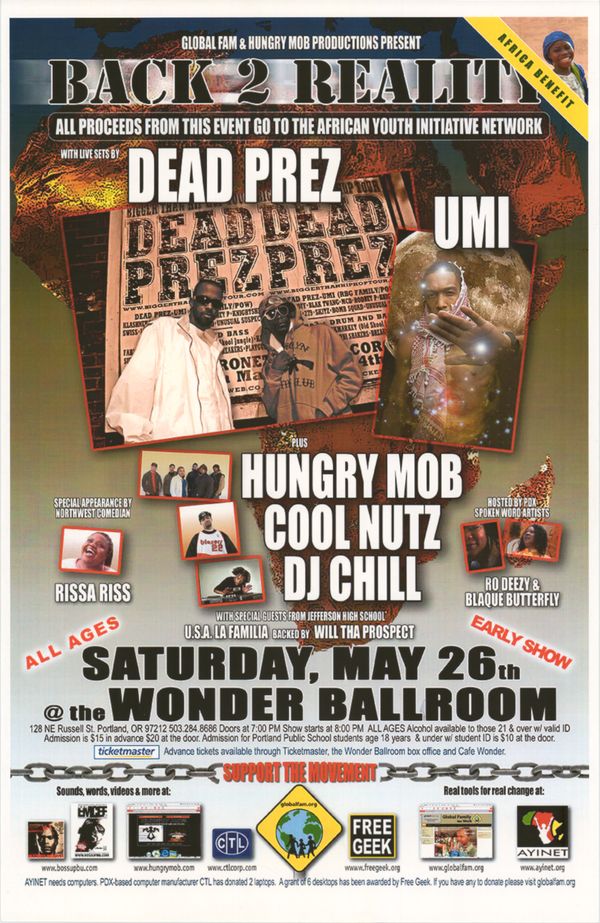 Dead Prez & UMI at Wonder Ballroom Value - GoCollect (dead-prez-umi-at-wonder-ballroom )