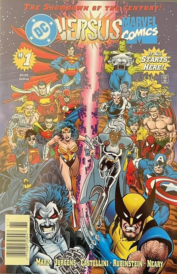 Dc Versus Marvel Marvel Versus Dc 1 Newsstand Edition Value