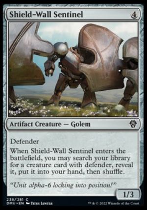 Shield-Wall Sentinel (Dominaria United) Value - GoCollect