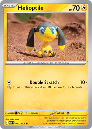 Helioptile (52/132) - Mega Evolution Value - GoCollect