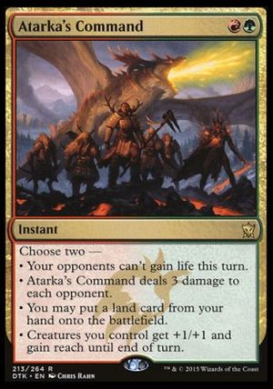 Atarka's Command (Dragons of Tarkir) Value - GoCollect