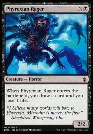 Phyrexian Rager (Commander Anthology) Value - GoCollect