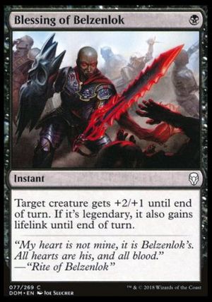 Blessing of Belzenlok (Dominaria) Value - GoCollect