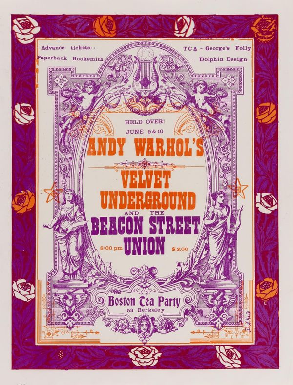 Andy Warhol's Velvet Underground Boston Tea Party 1967 HANDBILL Value - GoCollect (andy-warhols ...
