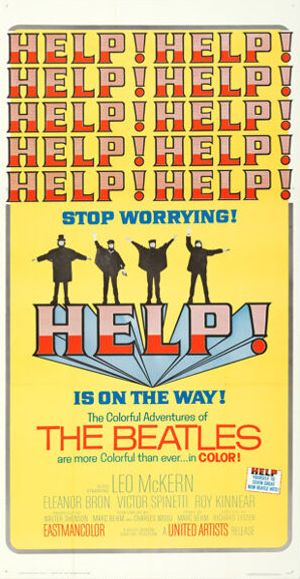 The Beatles Help! Promotional Three Sheet Poster 1965 Value - GoCollect ...