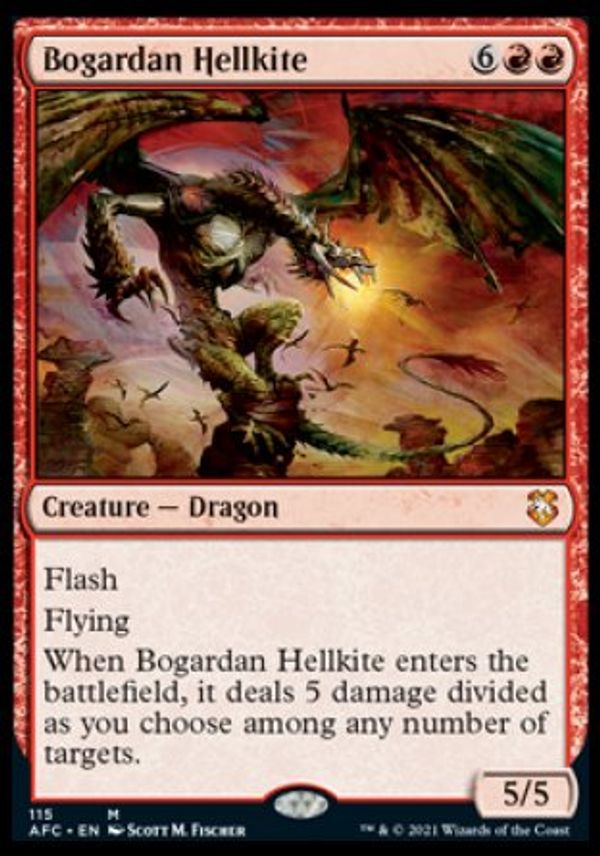 Bogardan Hellkite (D&D Forgotten Realms Commander Decks) Value ...