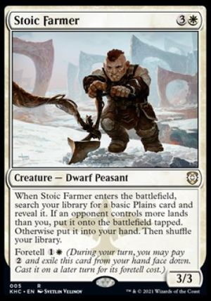 Stoic Farmer (Kaldheim Commander Decks) Value - GoCollect