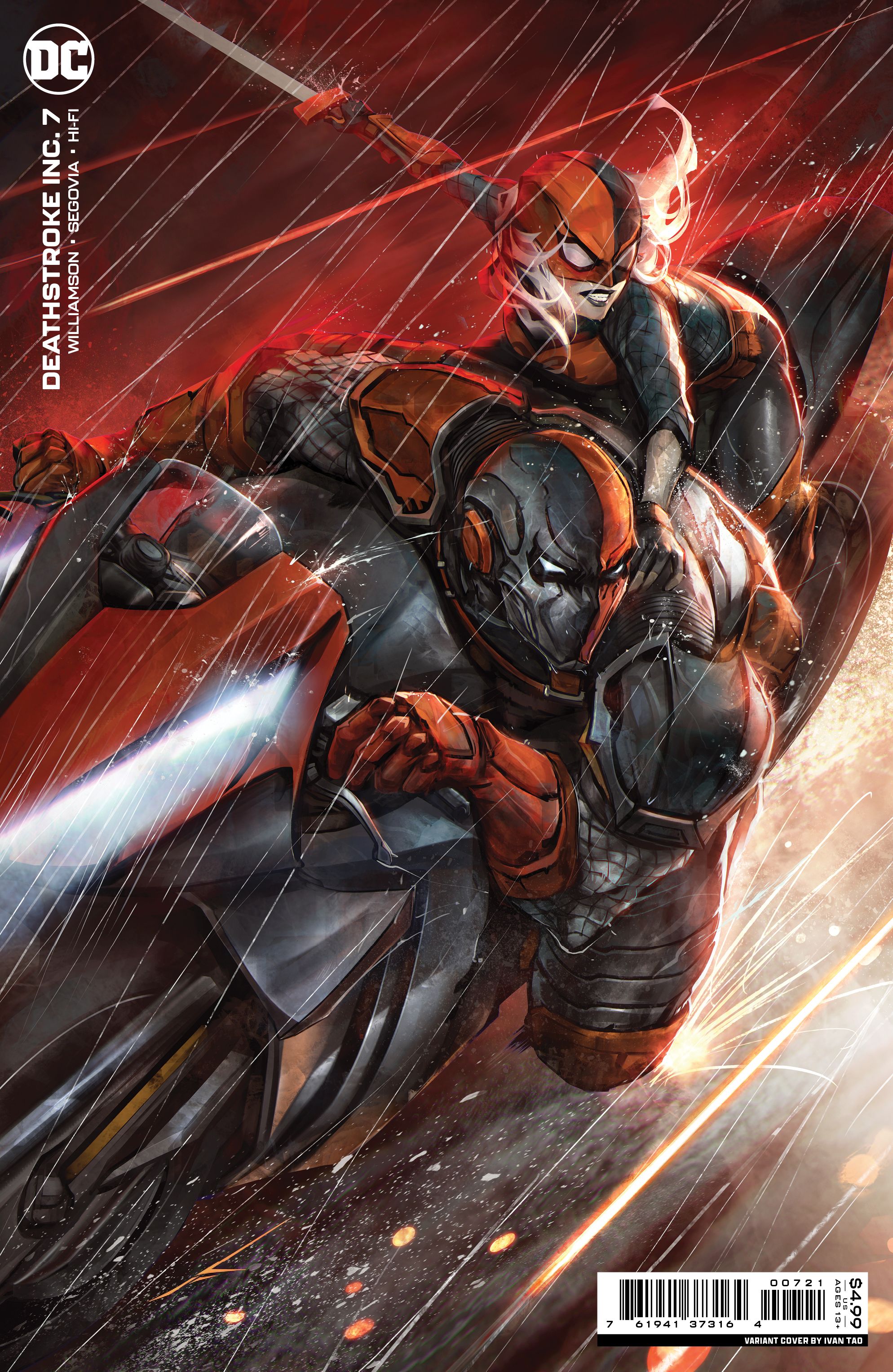 Deathstroke Inc. #7 (Cvr B Ivan Tao Card Stock Var) Value - GoCollect