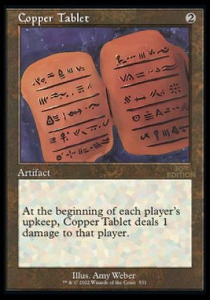 Copper Tablet (Magic 30th Anniversary Edition - Old Frame) Value ...