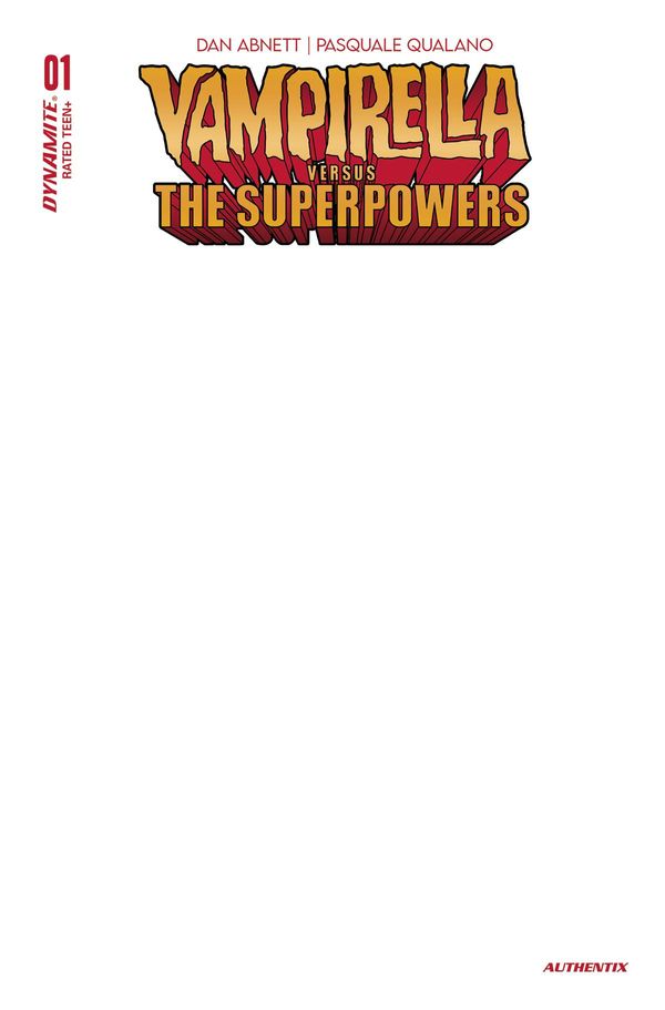 Vampirella vs. The Superpowers #1 (Cvr G Blank Authentix) Value ...