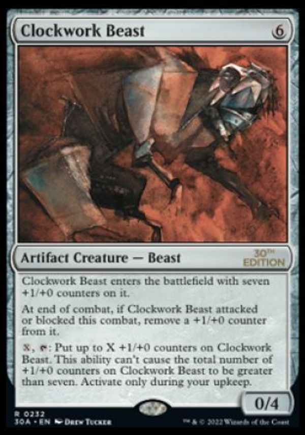 Clockwork Beast (Magic 30th Anniversary Edition) Value - GoCollect (clockwork-beast-magic-30th ...