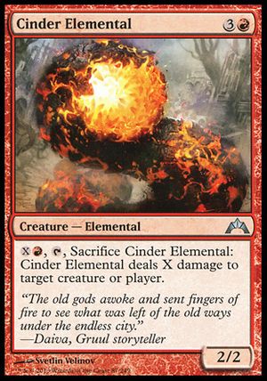 Cinder Elemental (Gatecrash) Value - GoCollect