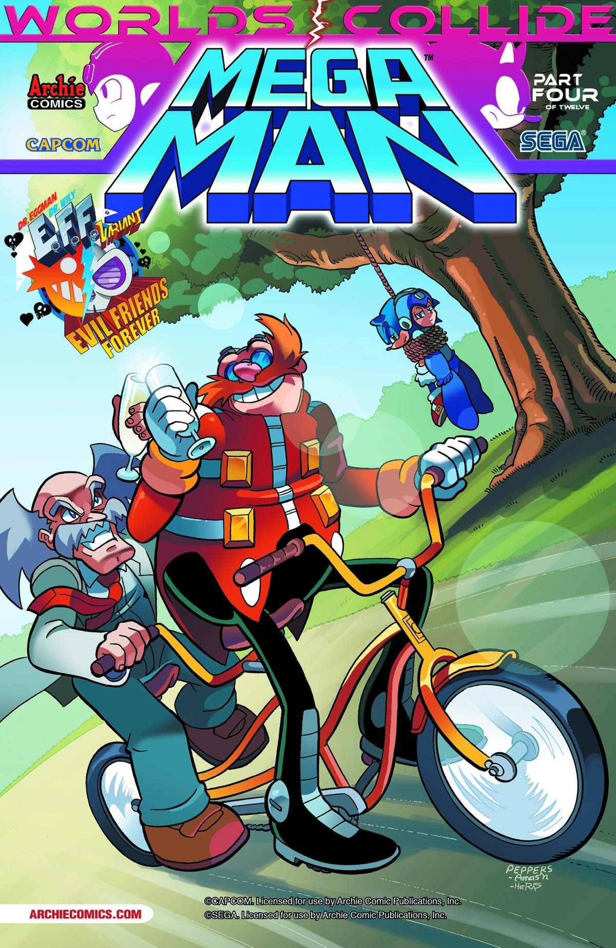 Mega Man #25 (Evil Friends Forever Var Cover) Value - GoCollect