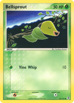 Bellsprout (53/112) - FireRed & LeafGreen (Reverse Holo) Value ...