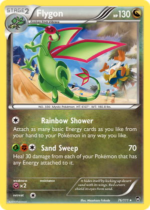 Flygon (76/111) - Furious Fists (Reverse Holo) Value - GoCollect ...