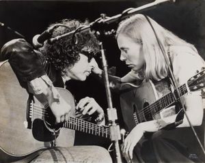 Bob Dylan & Joni Mitchell Texas Photograph 1976 Value - GoCollect (bob ...