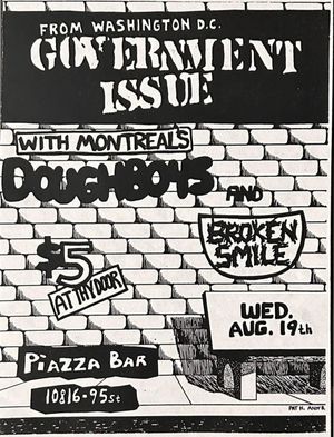 Government Issue Piazza Bar 1987 Value - GoCollect