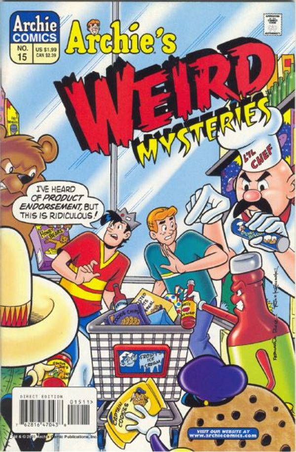Archie's Weird Mysteries #15 Value - GoCollect (archie-s-weird ...