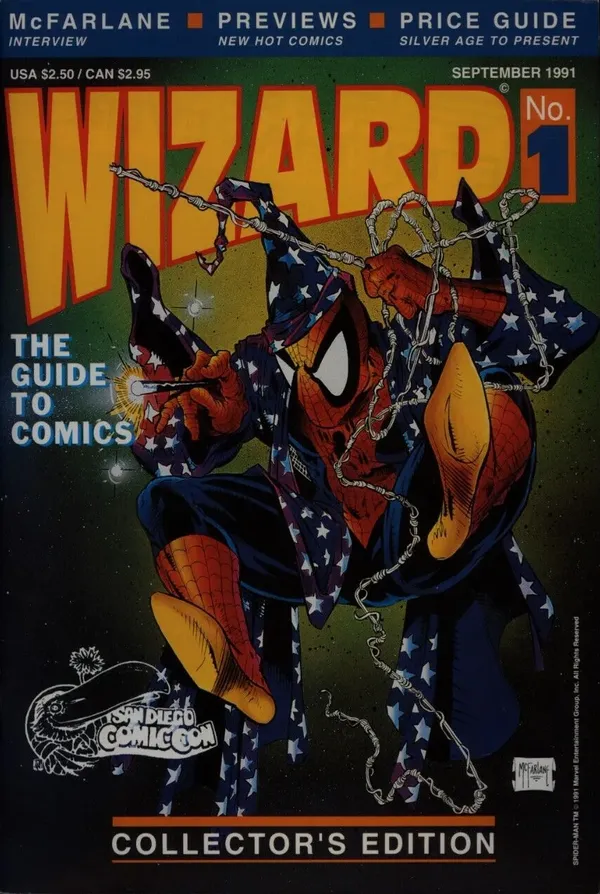 Wizard #1 (San Diego Comic Con Edition) Value - GoCollect (wizard-1-3 )