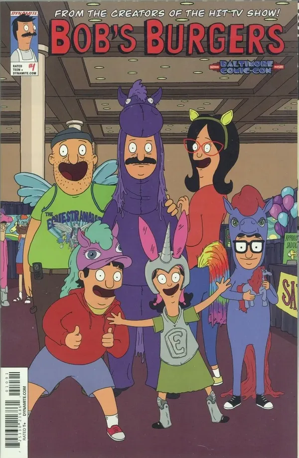 Bob's Burgers #1 (Baltimore Comic-Con Edition) Value - GoCollect (bobs ...