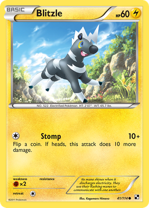 Blitzle (41/114) - Black & White Value - GoCollect (blitzle-41-114 ...