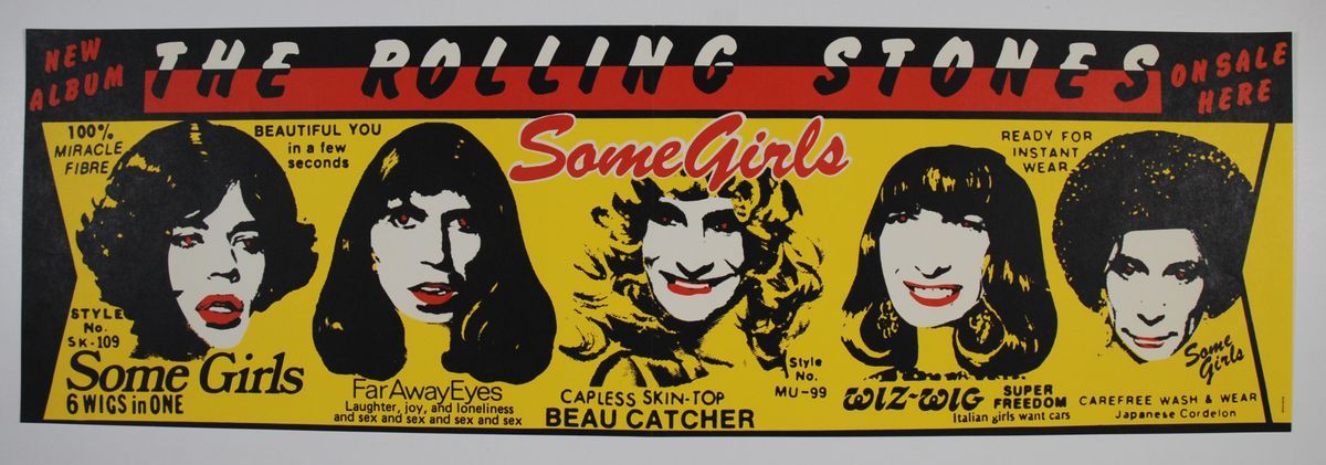 The Rolling Stones Some Girls Promotional Poster 1978 Value - GoCollect ...