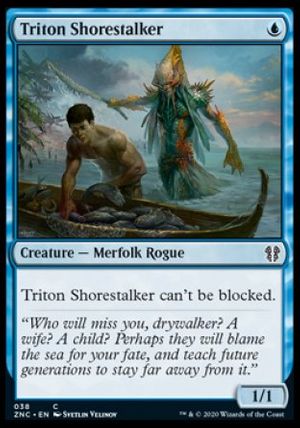 Triton Shorestalker (Zendikar Rising Commander Decks) Value - GoCollect