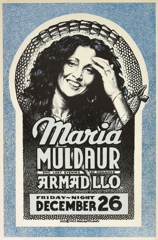 Maria Muldaur at Armadillo World Headquarters 1980 Value - GoCollect ...