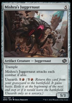 Mishra's Juggernaut (The Brother's War) Value - GoCollect (mishra-s-juggernaut-the-brothers-war )
