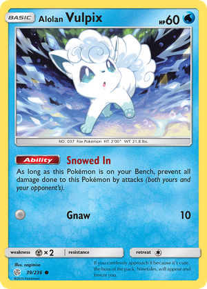 Alolan Vulpix (39/236) - Cosmic Eclipse (Reverse Holo) Value ...