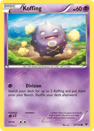 Koffing (27/124) - Fates Collide (Reverse Holo) Value - GoCollect