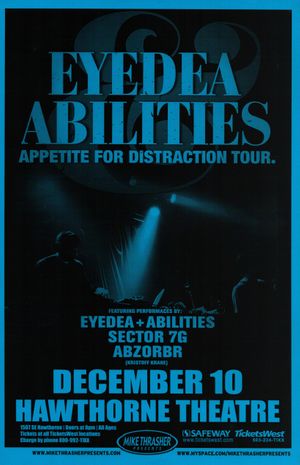 Eyedea & Abilities Appetite for Distraction Tour 1000 Hawthorne Theatre ...