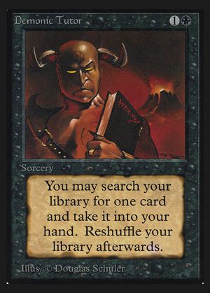 Demonic Tutor (Collector's Edition) Value - GoCollect
