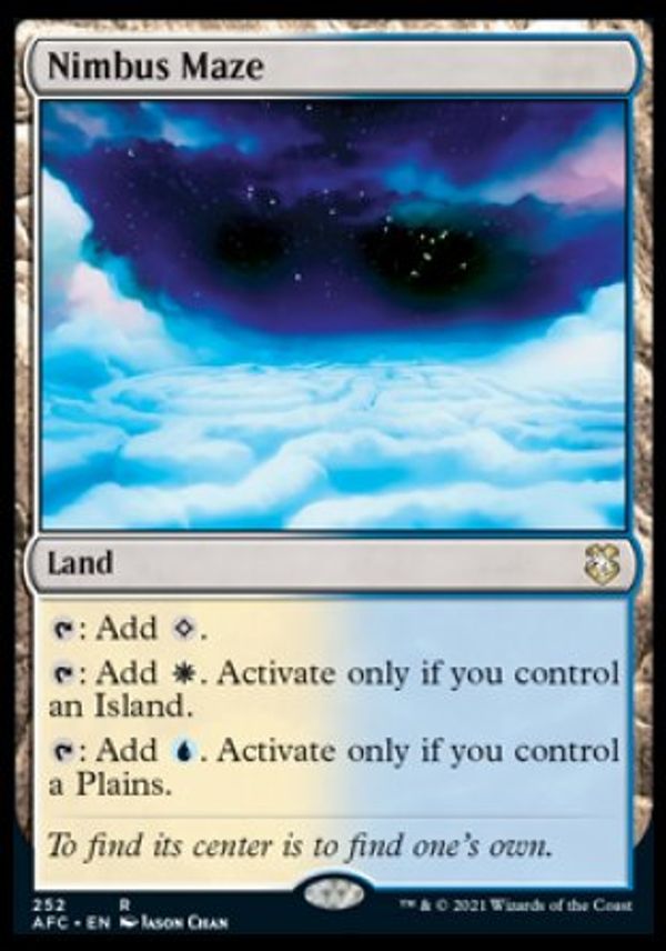Nimbus Maze (D&D Forgotten Realms Commander Decks) Value - GoCollect ...
