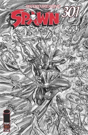 Spawn #301 (Alex Ross Sketch Variant) (2nd Printing) Value - GoCollect