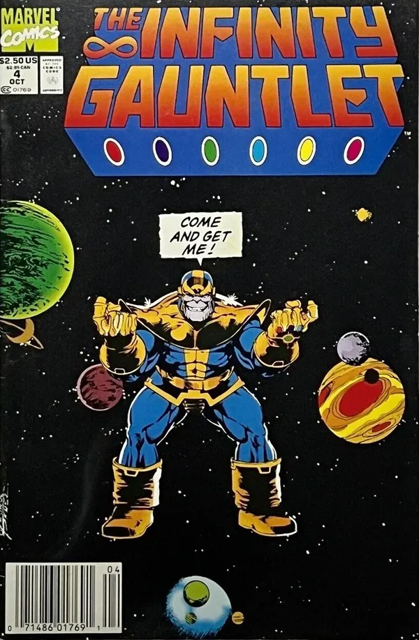 Infinity Gauntlet #4 (Newsstand Edition) Value - GoCollect (infinity-gauntlet-4-newsstand-edition )
