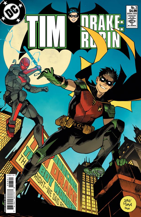 Tim Drake: Robin #3 (Cvr B Dan Mora Card Stock Var) Value - GoCollect ...