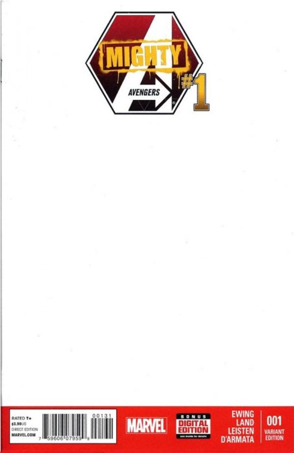 Mighty Avengers #1 (Sketch Edition) Value - GoCollect (mighty-avengers-1-sketch-edition )