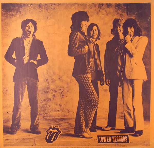 Rolling Stones Tower Records Promotional Poster 1971 Value - GoCollect ...