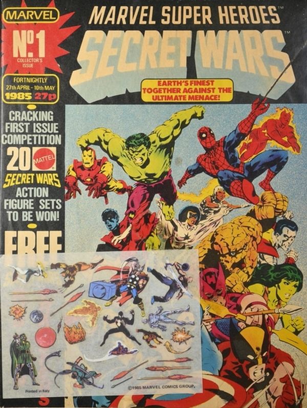 Marvel Super-Heroes Secret Wars #1 (U.K. Edition) Value - GoCollect ...