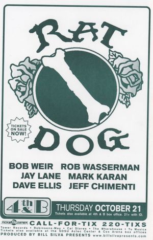 RatDog at 4th & B 1999 Handbill Value - GoCollect (ratdog-at-4th-b-1999 ...