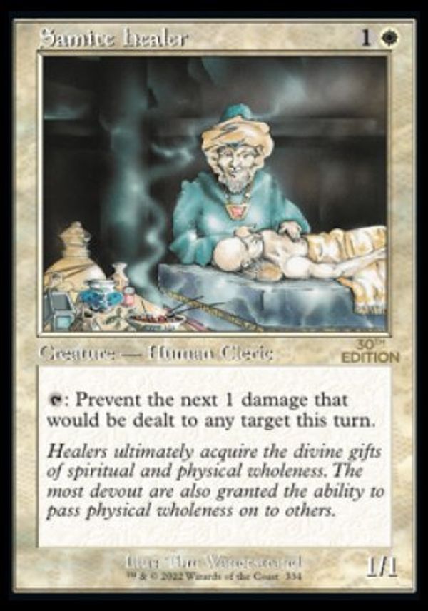 Samite Healer (Magic 30th Anniversary Edition - Old Frame) Value ...