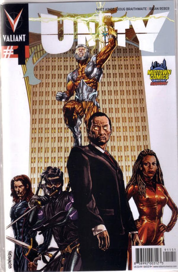 Unity #1 (Midtown Comics Edition) Value - GoCollect (unity-1-midtown ...
